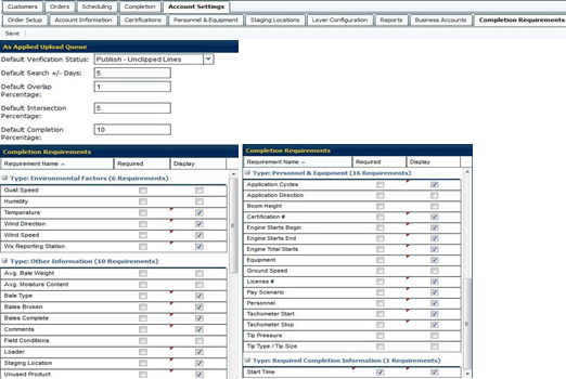 AgSync Account Setup: Settings, Operations, Map Layer Config ...