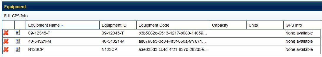 AgSync Account Settings: Equipment, Personnel / Operator, Staging Locations
