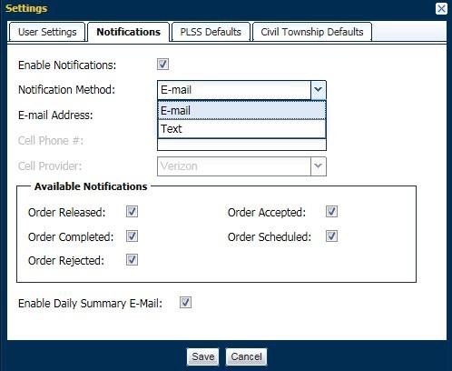 AgSync Account Settings: Organization, User & Grower Notifications