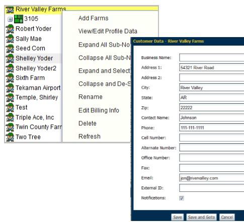 AgSync Account Setup: Account Admin Settings, Organization settings ...